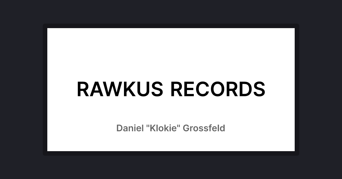 RAWKUS RECORDS